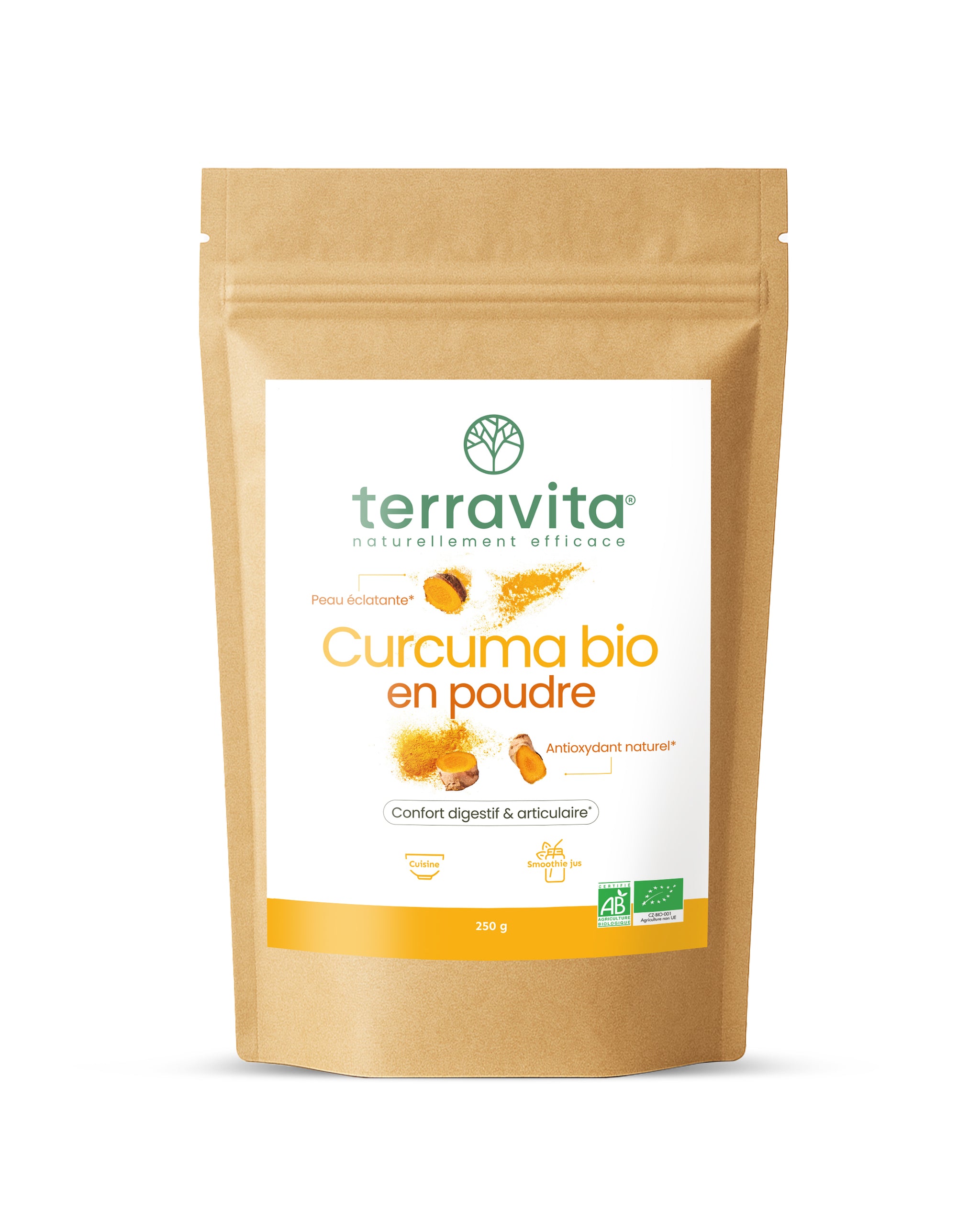 Curcuma Bio en poudre pure : Bienfaits & Avis